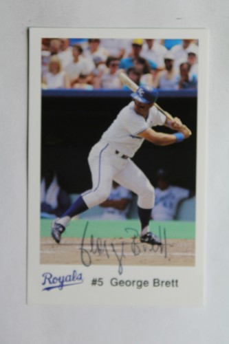 George Brett Autograph Photo Signed 3x4 Kansas City Royals Response to ...