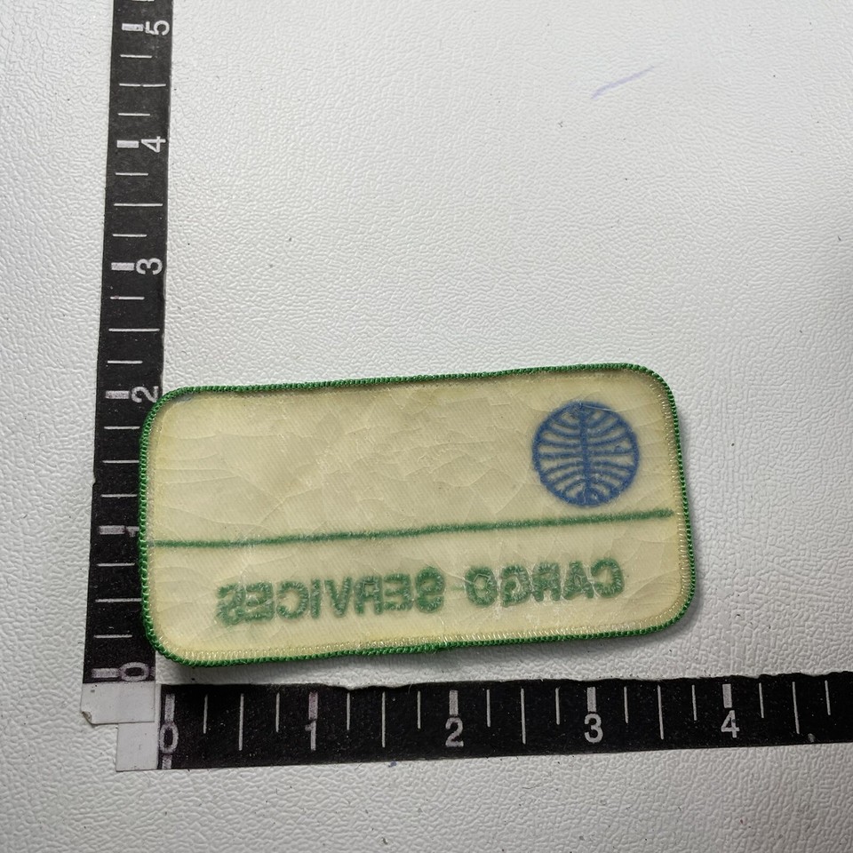 Vtg CARGO SERVICES Advertising Patch (? Freight, Shipping, Transport ...