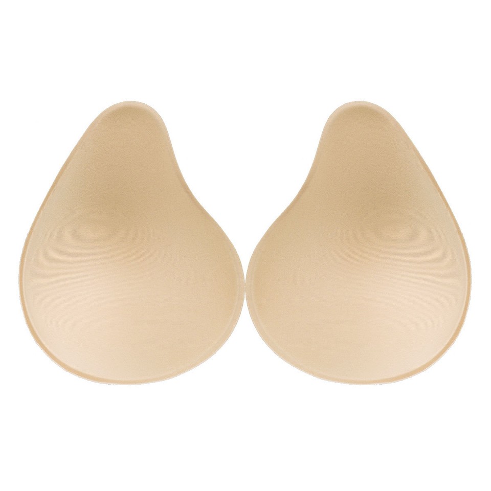 1 Pair Silicone Waterdrop Shaped Enhancer Fake Breast Mastectomy Breast ...