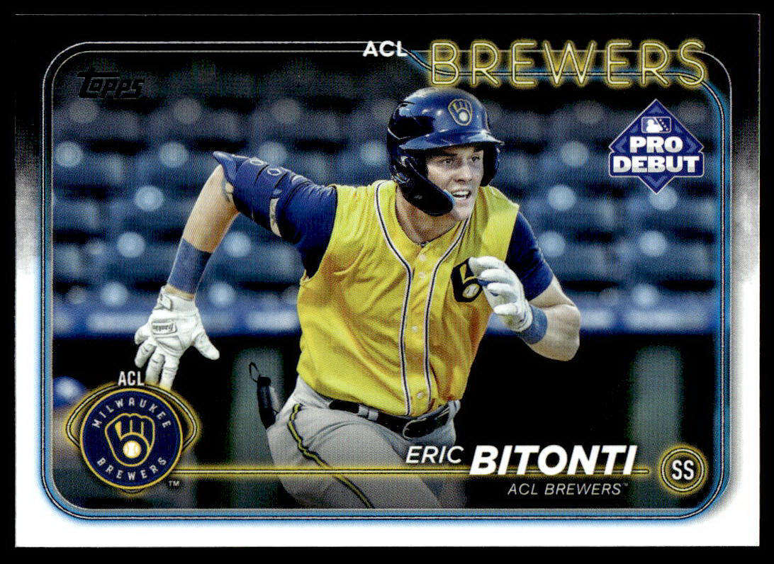 2024 Topps Pro Debut Eric Bitonti #PD-152 ACL Brewers Baseball Card | eBay