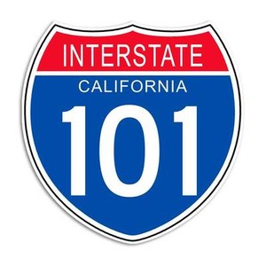 Interstate 101 Sticker - California Highway Sign Decal | eBay