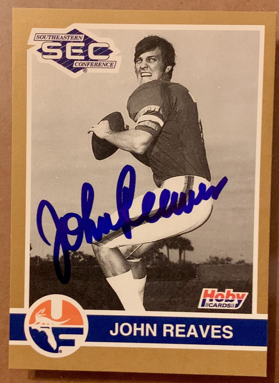 John Reaves - Signed / Autographed - Florida Gators Football Card ...