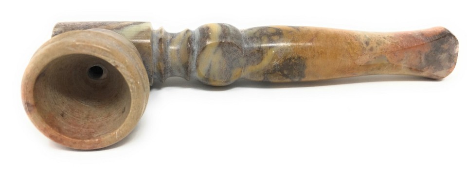 Stone Smoking Pipe Natural Stone Marble heavy duty wand rock tobacco ...