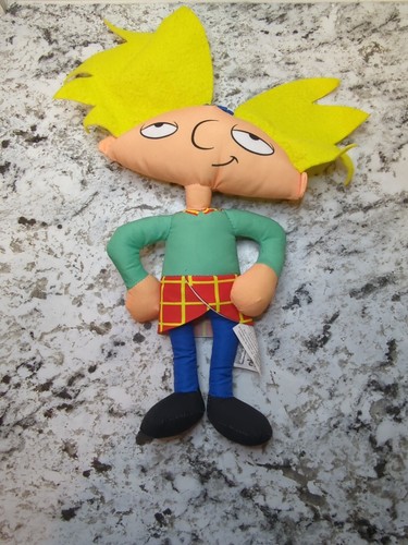Hey Arnold Nickelodeon Nick 90s Plush Retro Nylon Stuffed Doll Figure ...