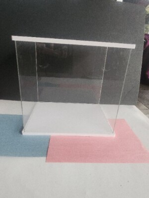 Clear Acrylic Display Box Case Stand Dustproof Tray Protection | eBay