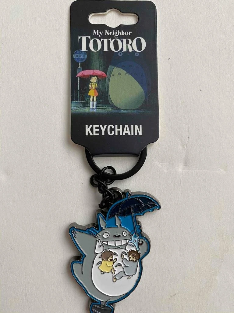 Totoro Flying With Umbrella