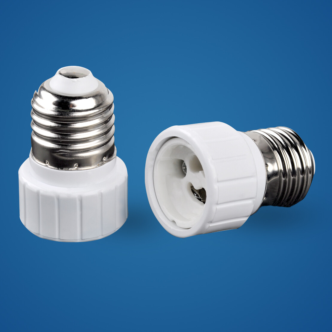 5x E27 to GU10 Base Lamp Light Bulb Socket Converter Adapter Extender ...