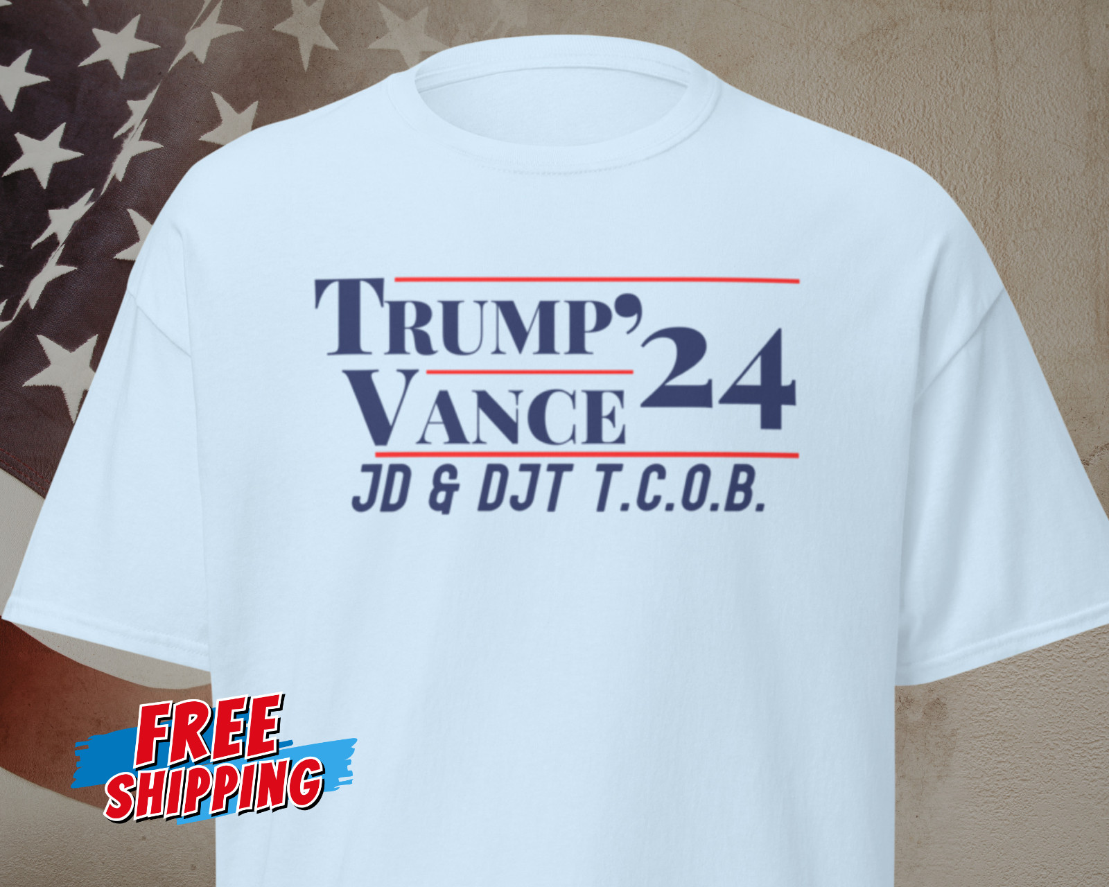 NEW Trump Vance 2024 Shirt Campaign Shirt | Grelly USA