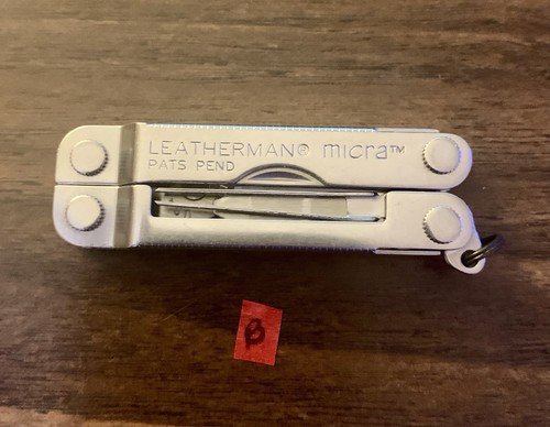 Leatherman Micra Multi-Tool, Knife, Scissors, Key Ring, Stainless. | eBay