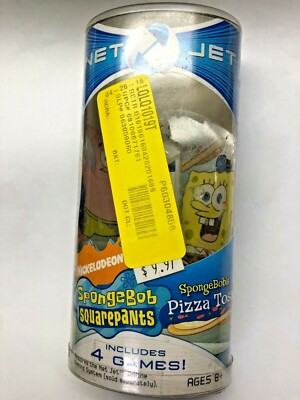 Tiger Electronics Net Jet Sponge Bob Pizza Toss 4 game Cartridge - MIB ...