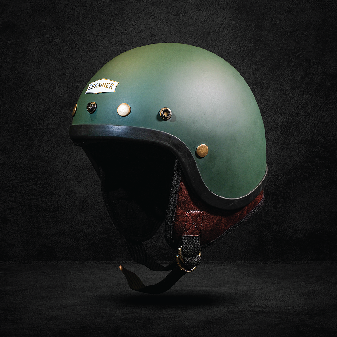 OPEN/HALF FACE VINTAGE CUSTOM HELMET AIR FORCE FOR CAFERACER BOBBER ...