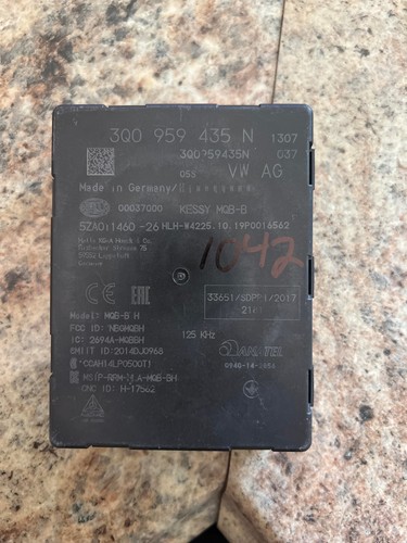 2019 AUDI Q3 KEYLESS PASSIVE ENTRY CONTROL MODULE PART # 3Q0959435N | eBay