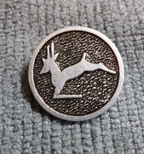 Antique Vintage Metal Picture Button DEER BUCK | eBay