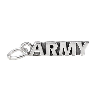 Army 925 Solid Sterling Silver Charm Military | eBay