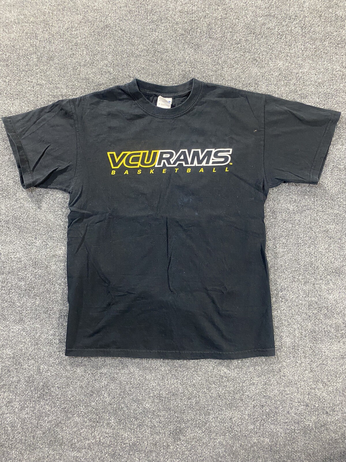 VCU Rams Basketball Men’s T Shirt Medium Gray Gildan 100% Cotton | eBay