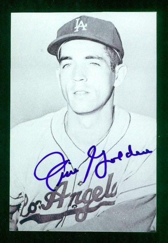 #0494, 4" x 6" Photo Card, Signed-Autographed, Jim Golden, LA Dodgers ...