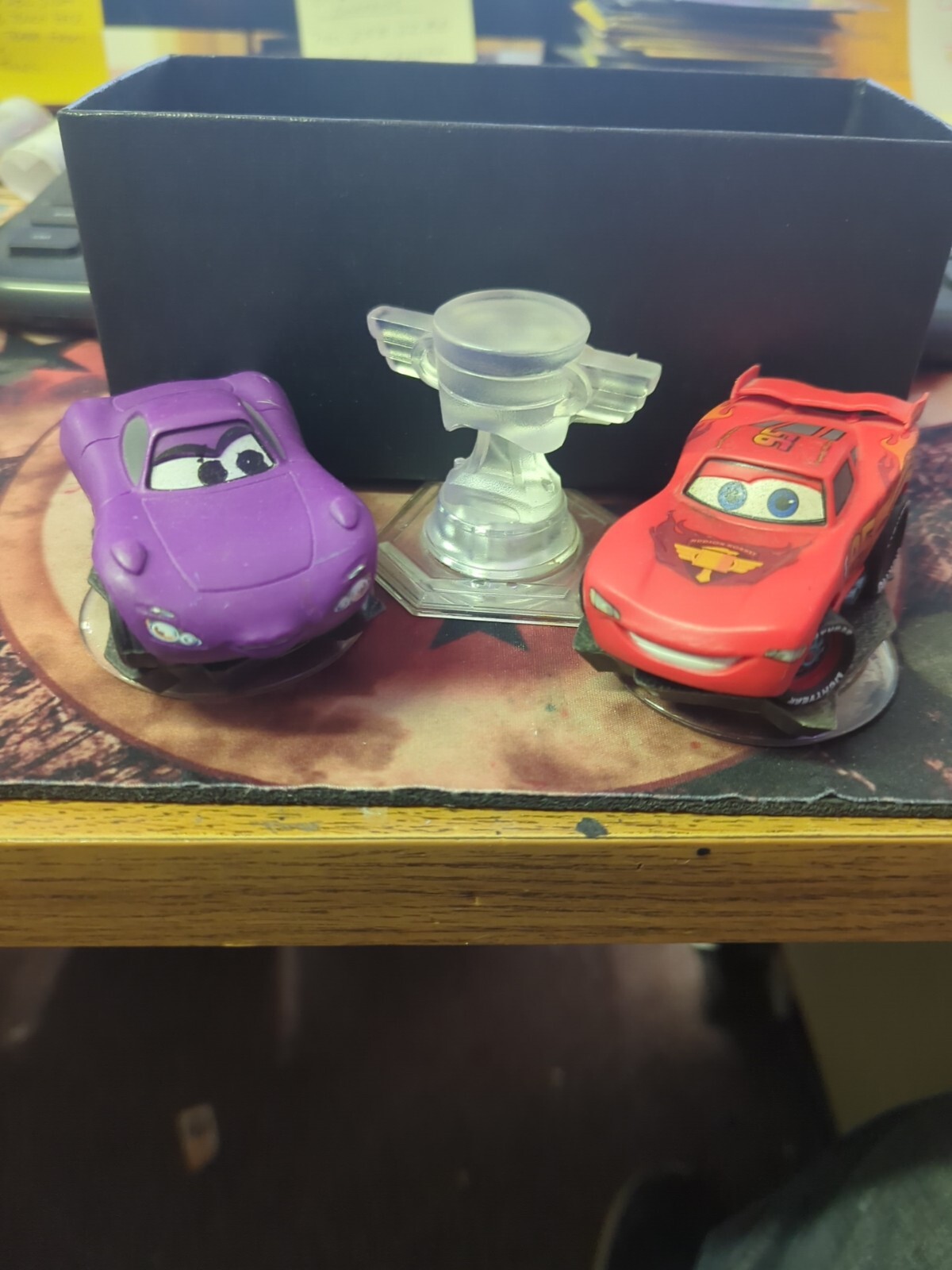 Disney Infinity Cars Playset Lot Lightning McQueen Holly and Crystal ...