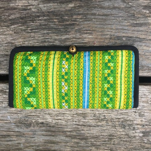 Hmong tribal thai hippy hippie boho ethnic bifold wallet purse unusual ...