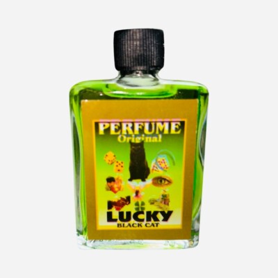 LUCKY BLACK CAT Perfume Spiritual Cologne for Good Luck, prosperity ...