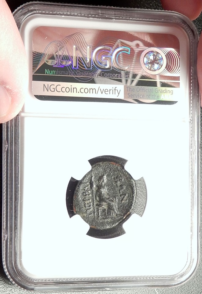Perrhaiboi in Thessaly Authentic Ancient 2-1cBC Greek Coin ZEUS HERA ...