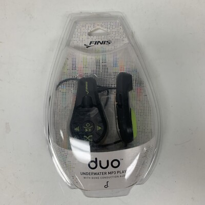 FINIS Duo Underwater MP3 Player with Bone Conduction Audio Black Acid ...