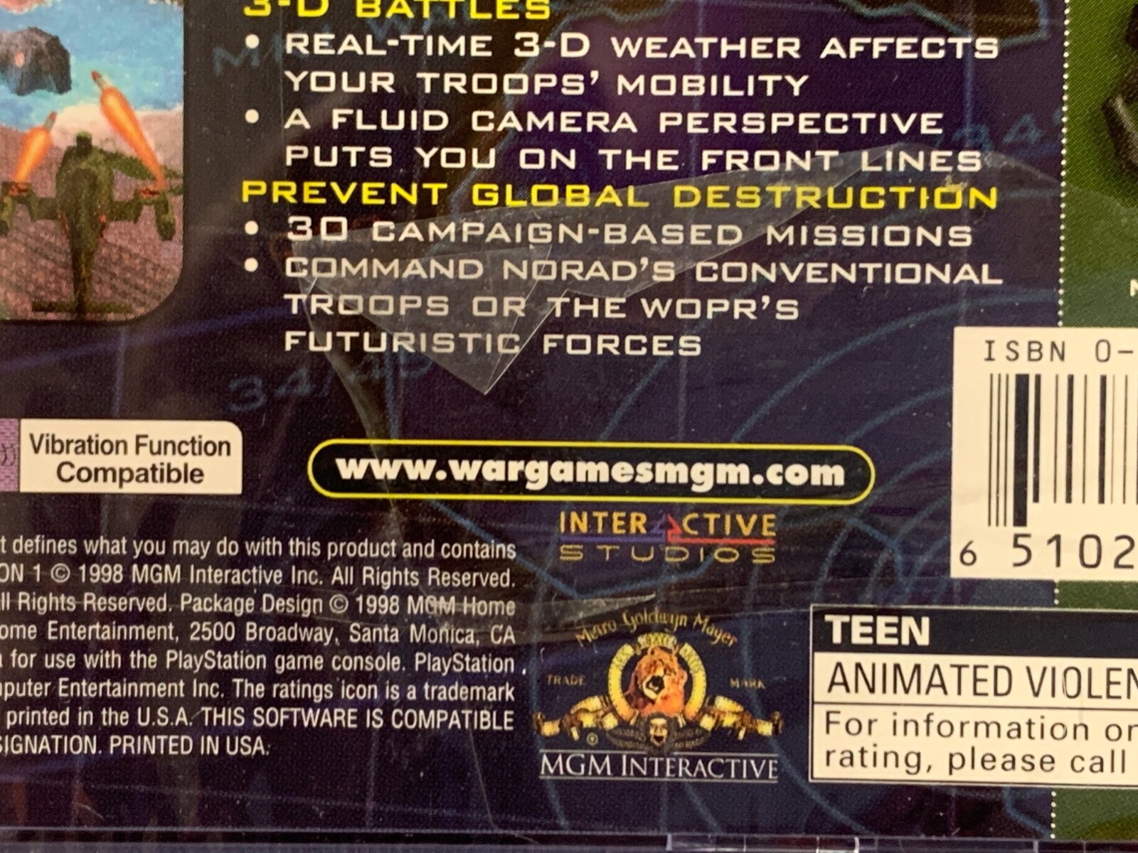 Buy WarGames: Defcon 1 (Sony PlayStation 1, 1998) online | eBay