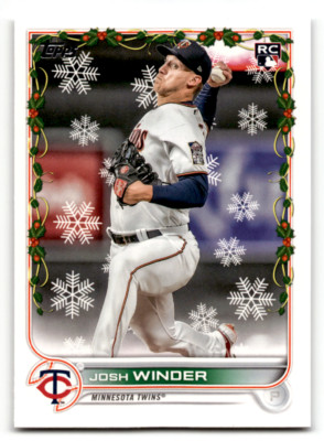 Josh Winder RC 2022 Topps Holiday #HW140 ROOKIE MLB Twins ID:51214 ID ...