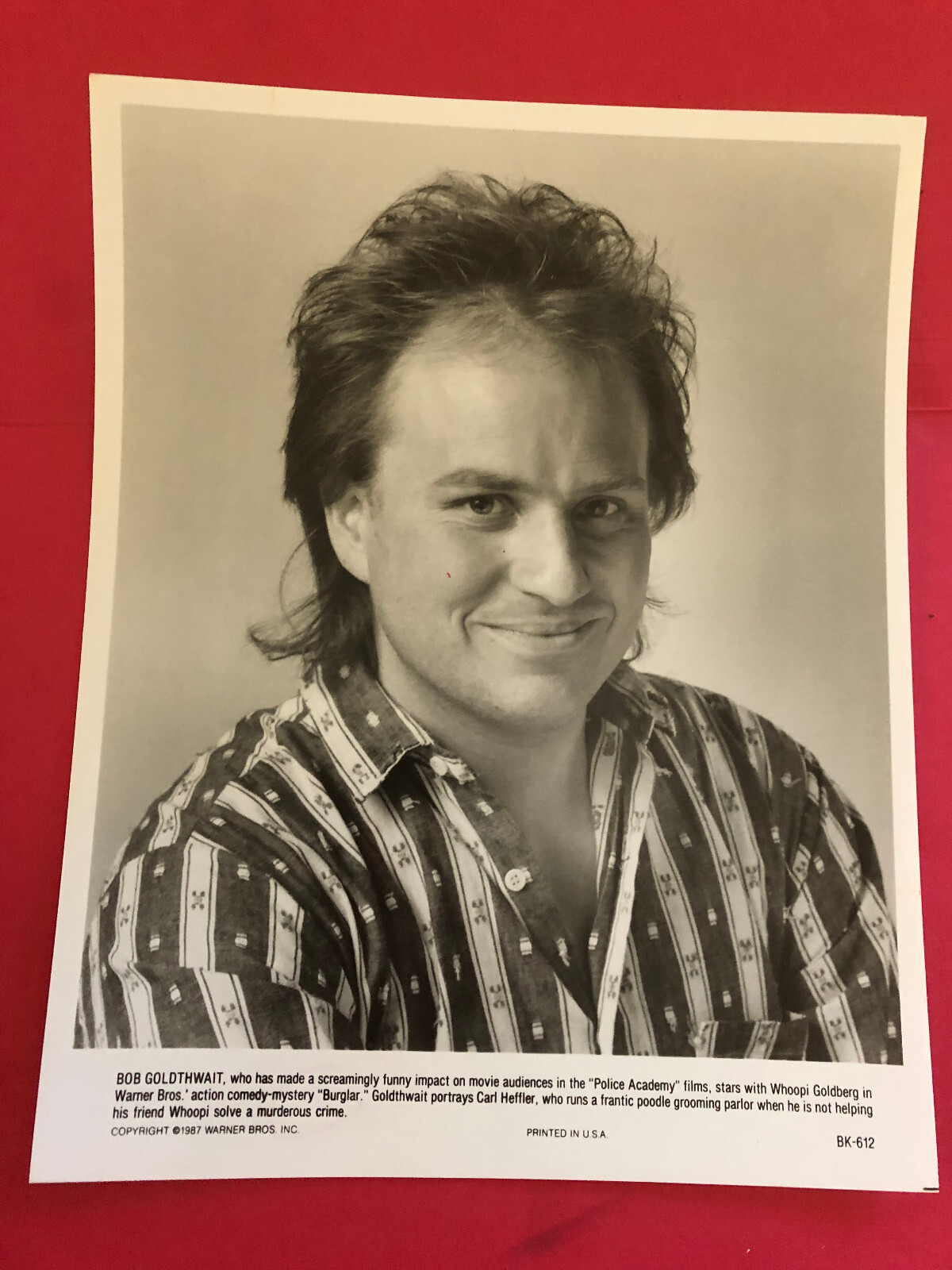 Bob Goldthwait character actor on SALE , original vintage press ...