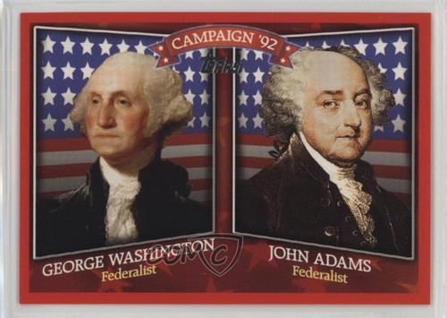2008 Topps Historical Campaign Match-Ups George Washington John Adams # ...