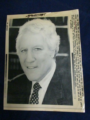 Wire Press Photo 1992 Louis Rukeyser PBS "Wall Street Week" | eBay