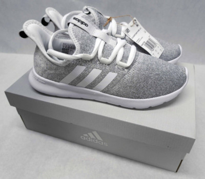 Adidas Size 8 Gray CLOUDFOAM PURE 2.0 Womens Running Shoes H04756 - NEW ...
