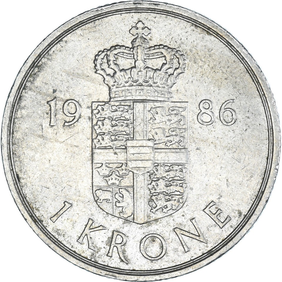 [#1442788] Coin, Denmark, Krone, 1986 | eBay