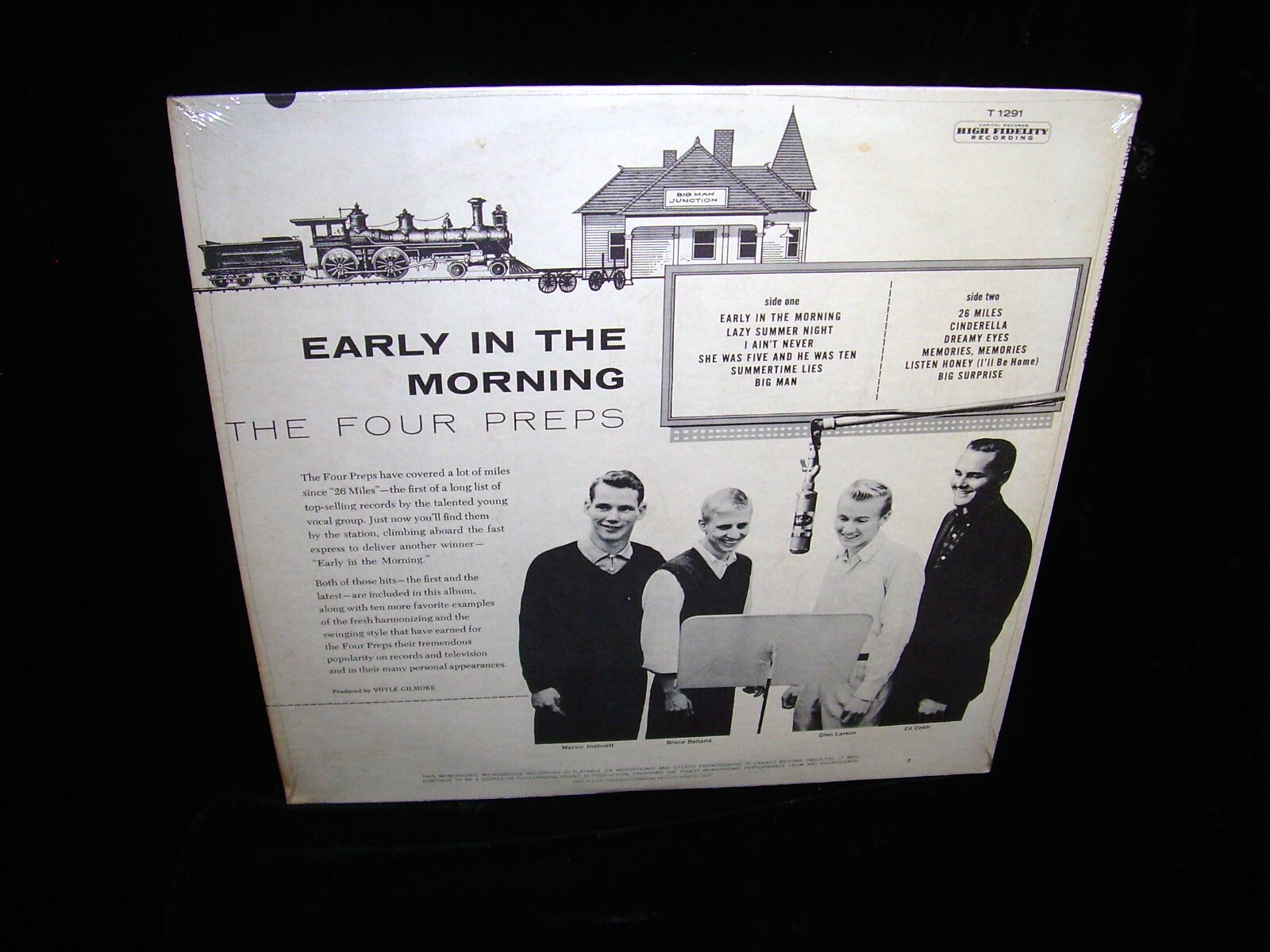 The Four Preps LP CAPITOL T 1291 Early In The Morning MONO SHRINK 1960 ...