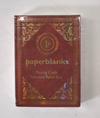 Paperblanks Standard Poker Size Playing Cards Deck Genuine OEM Golden ...