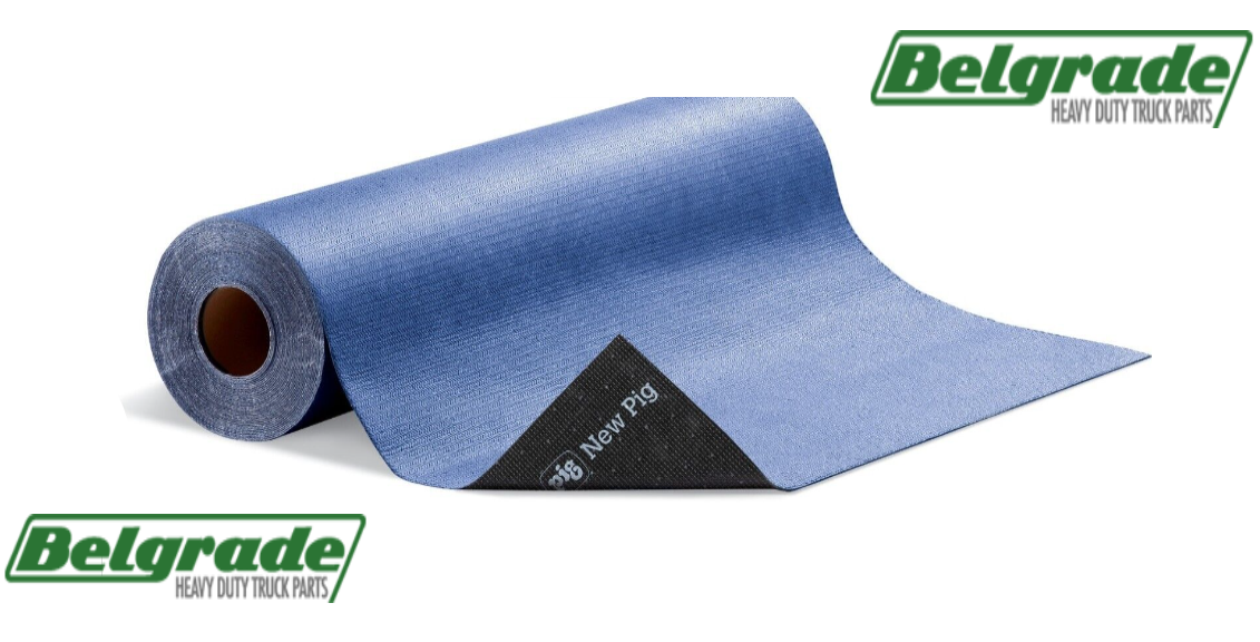 PIG Industrial Absorbent Adhesive-Backed Grippy Floor Mat 32in x 100ft ...