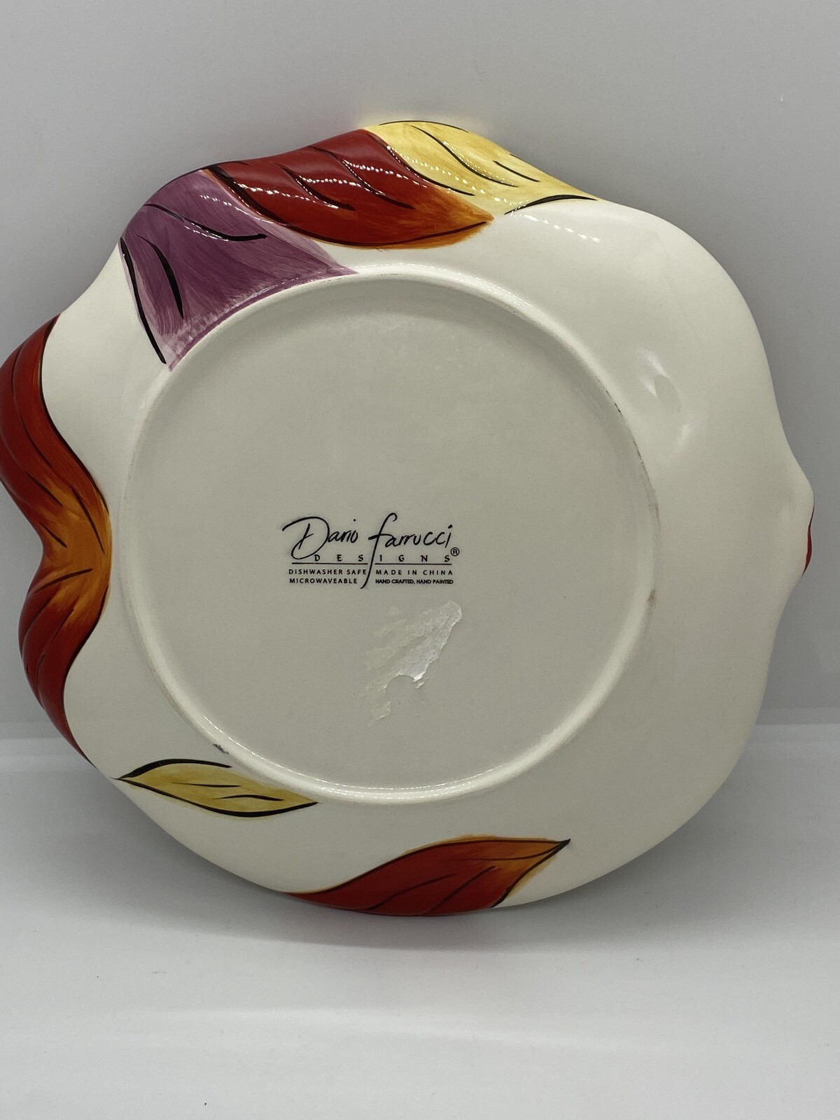 Dario Farrucci FISH Shaped 9” Dinner Plate | eBay