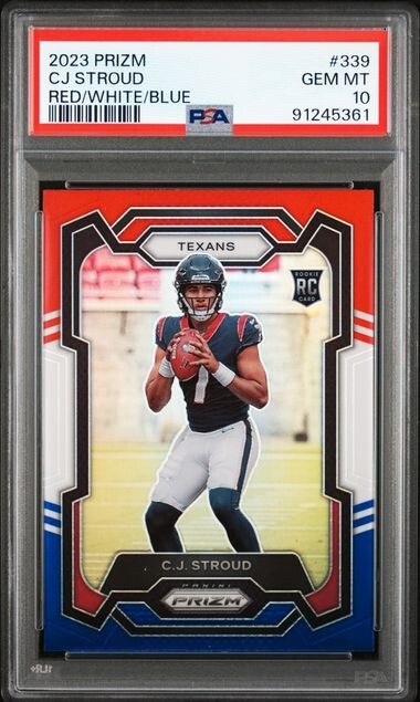 HIGH END NFL REPACK. SLAB + 5 ROOKIES. PATRICK MAHOMES SILVER RC PSA 10 ...