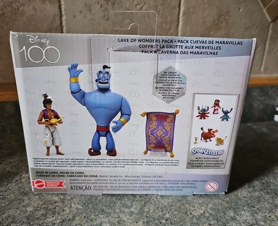 Disney Aladdin Storytellers Pack of 3 Figures, Authentic Posable Movie ...