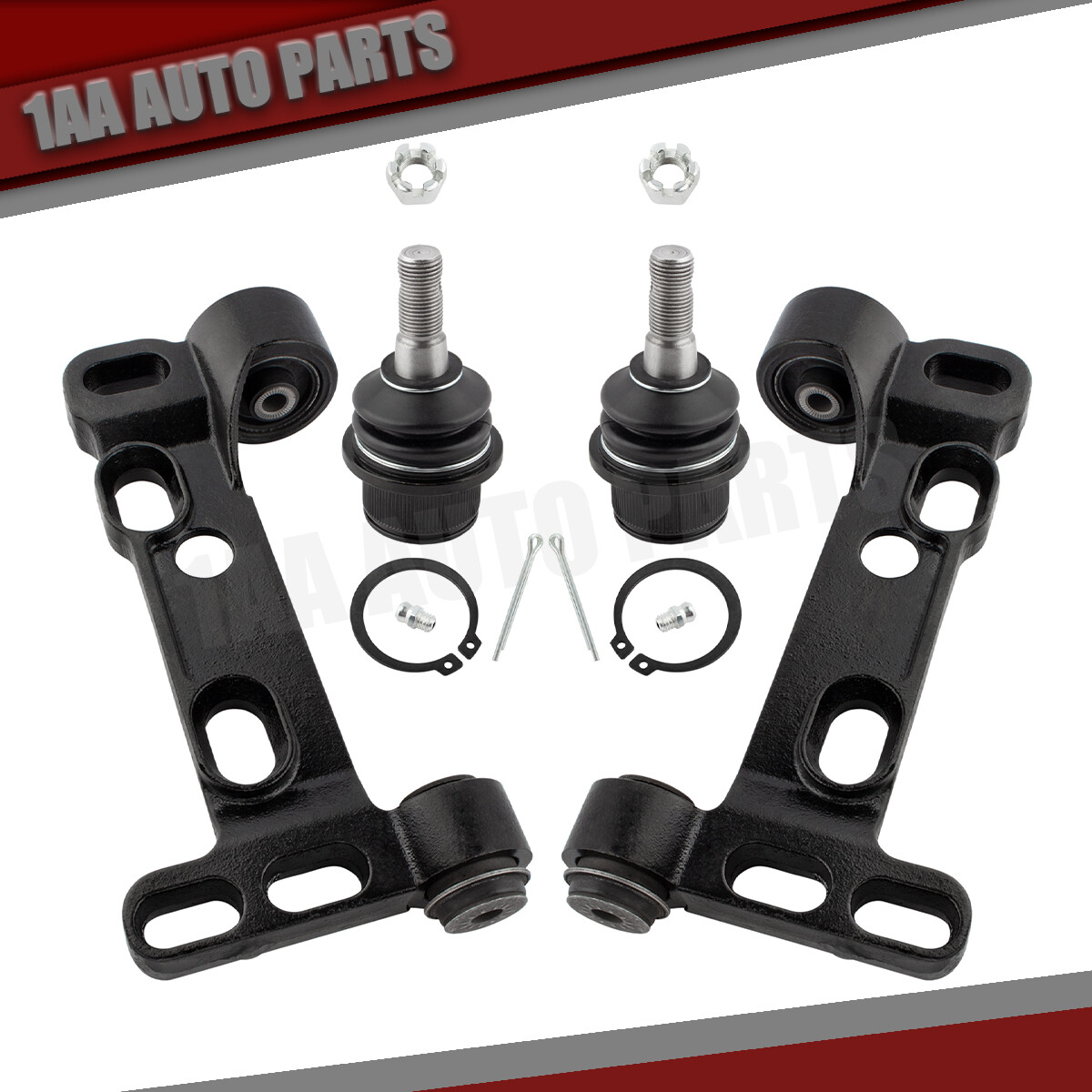 4PCS Front Lower Control Arm Bracket both Ball Joint for 2002 - 2009 ...