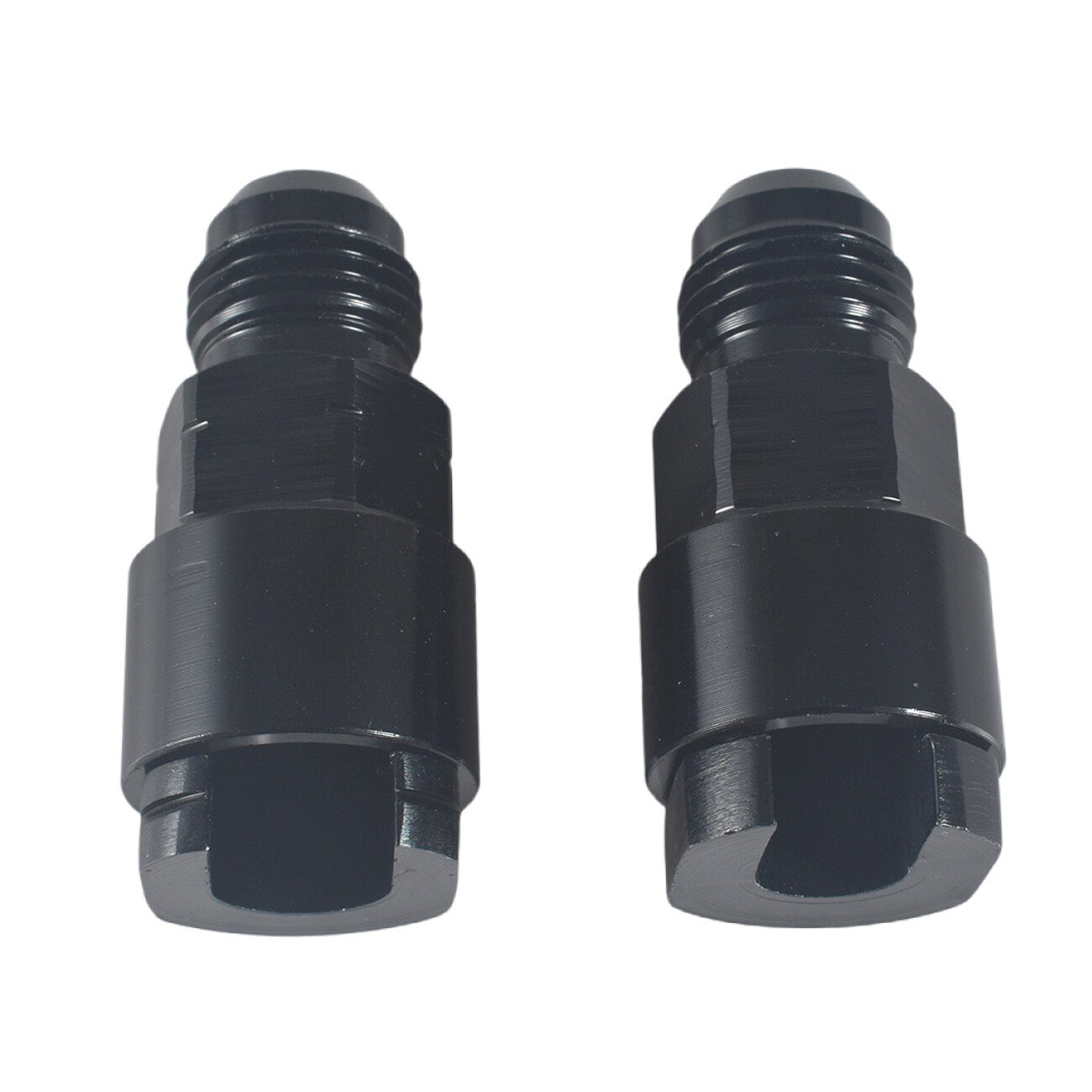 2x 6AN Fuel Adapter Fit For To 3/8 Or 5/16 GM Quick Connect W/Thread ...