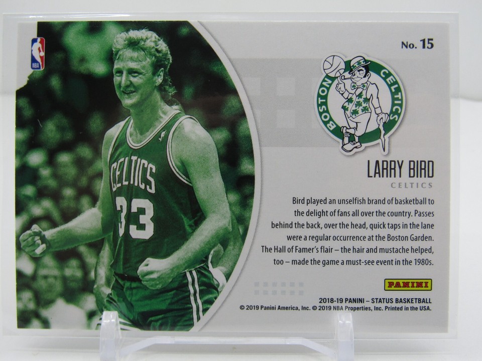 LARRY BIRD 2018-19 STATUS SYMBOLS INSERT! BOSTON CELTICS!! | eBay