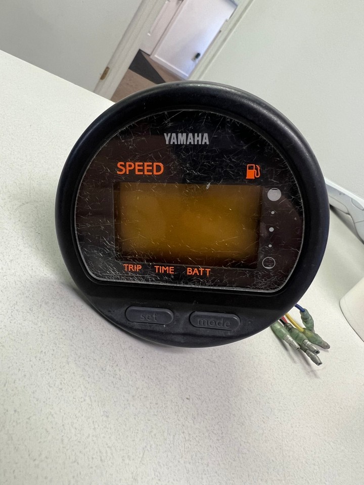 Yamaha outboard digital multifunction speedometer READ DESCRIPTION | eBay