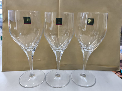 Hoya Crystal Wine Glass Set of 3 without Box From Japan | eBay