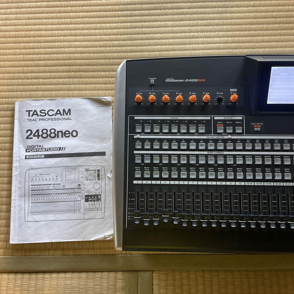 Tascam 2488Neo 24-Track Digital Recorder with Case, Manual, Power Cable ...