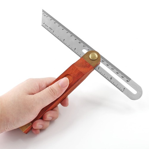 9 Inch T-Bevel Angle Finder Sliding Gauge Adjustable Ruler Protractor ...