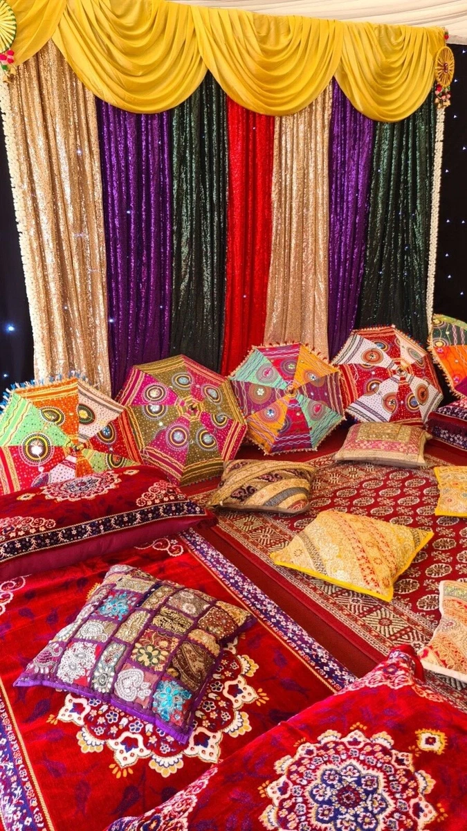 Simple Stage Decoration For Mehndi Function | Shelly Lighting