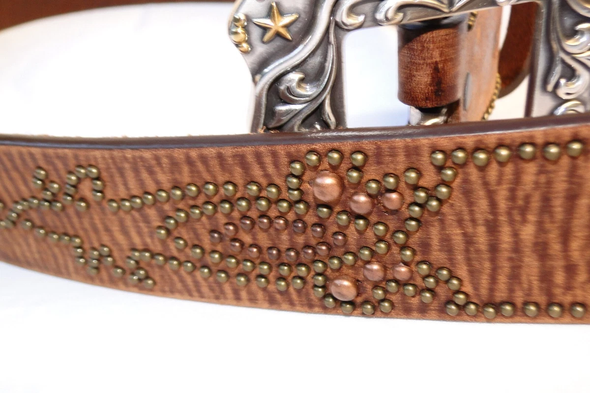 Brass Studded Premium Belt