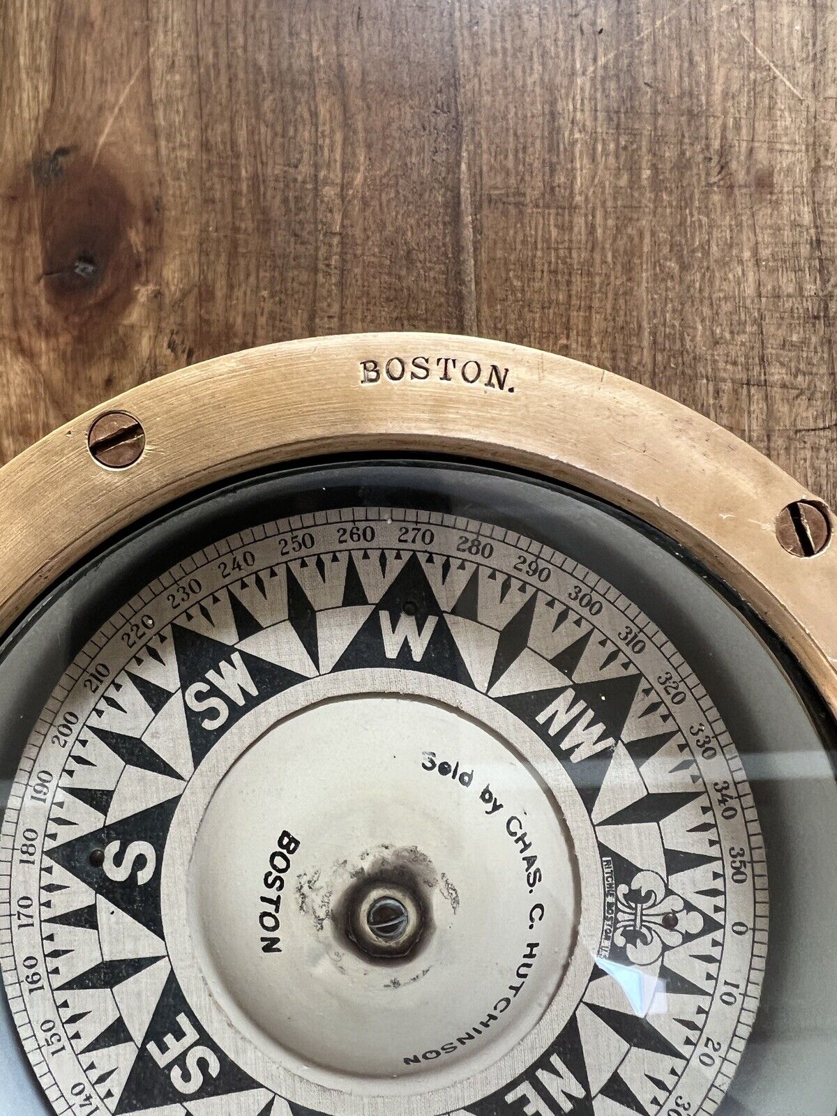 E.S. Ritchie & Sons Boston Nautical Box Ship Compass 1925 | eBay