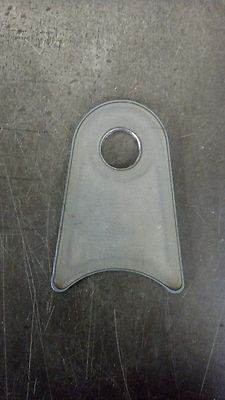 5/8" Hole- 3" Tube- 1/4" Thick QTY - 4 - Four Link mounting axle tab ...