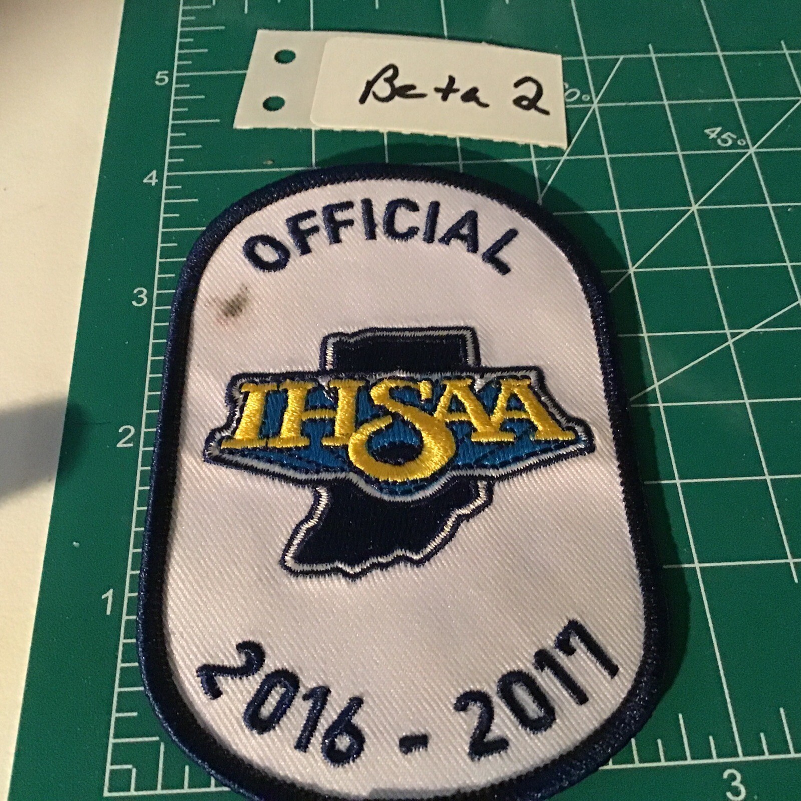 IHSAA Official Indiana High School Athletic Assn Embroidered Patch 2016 ...